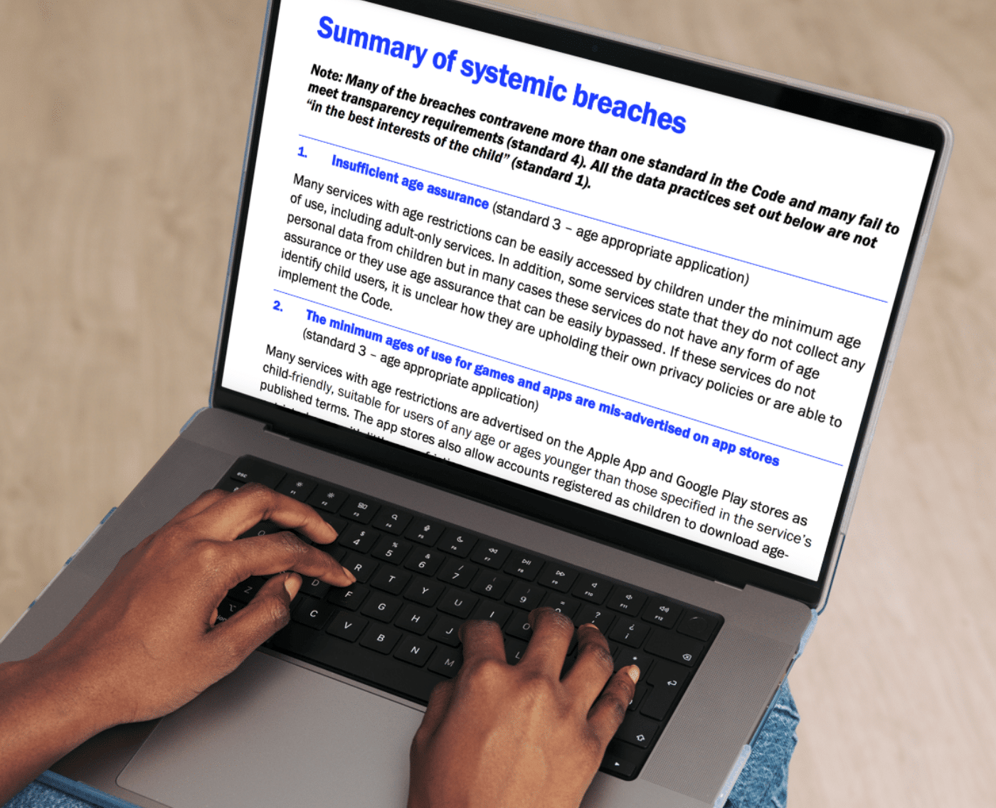 Letter to the ICO: Breaches of the Age Appropriate Design Code - 5rights